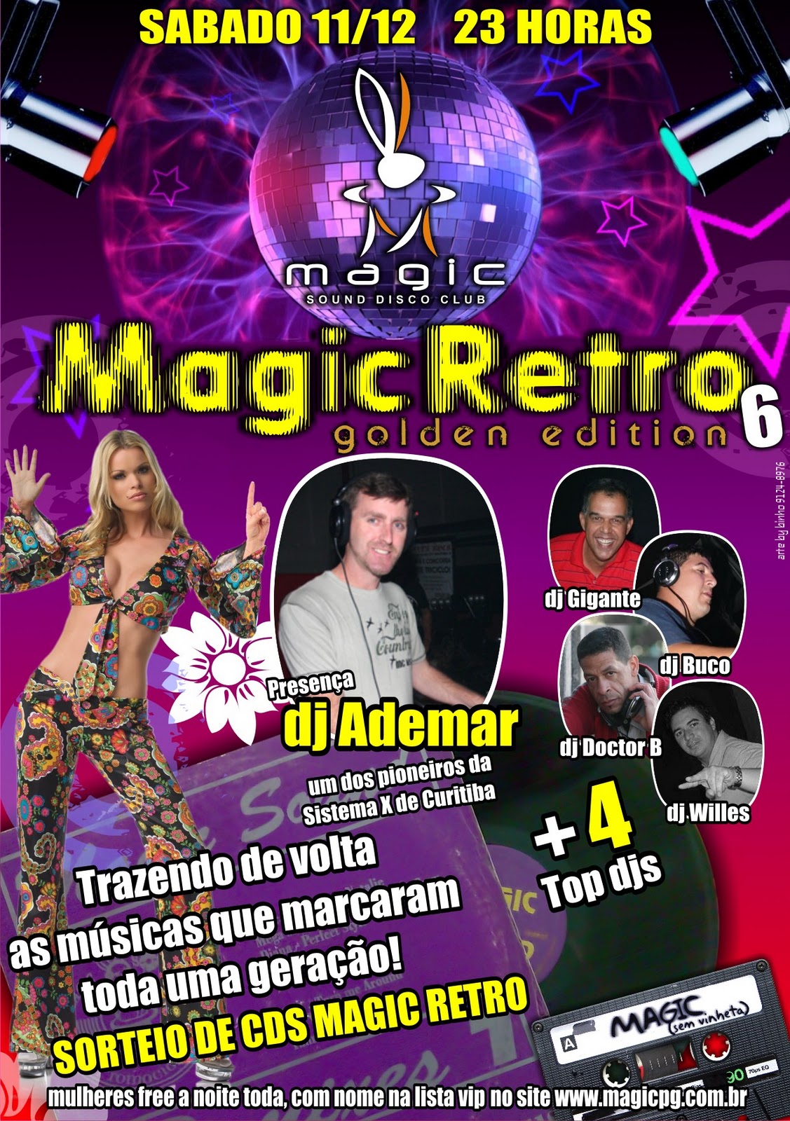 Dj Xandy: cd MAGIC RETRÔ