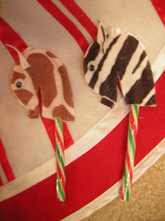 This Little Project: Candy Cane Toppers and Finger Puppets