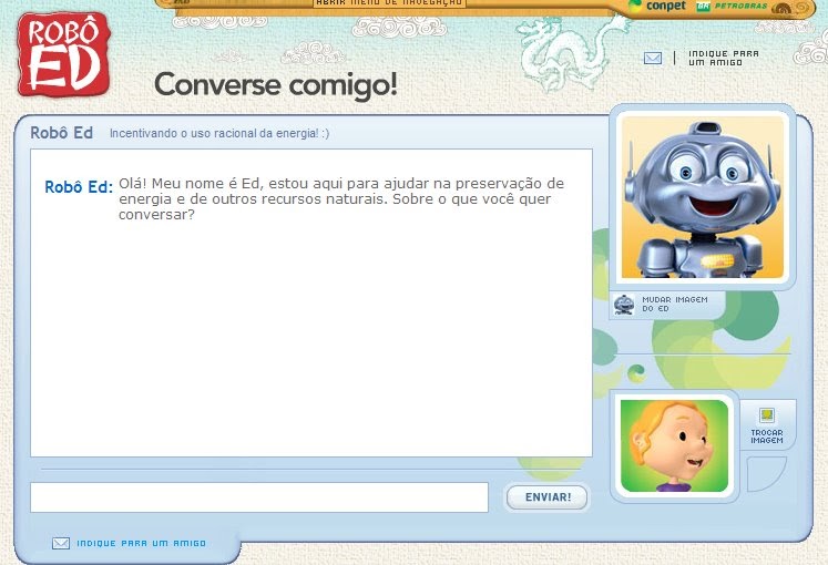 NTM- NÚCLEO TECNOLÓGICO MUNICIPAL: CONVERSANDO COM O ROBÔ ED