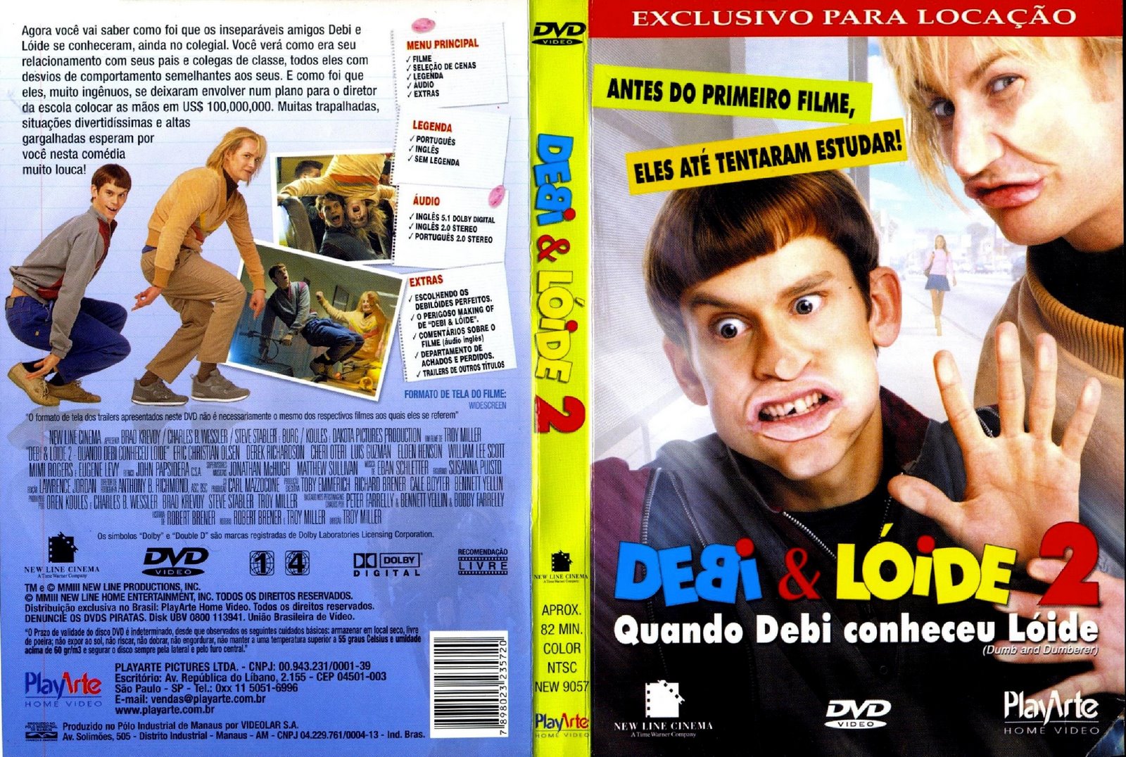 CAPAS DE FILME DE COMÉDIA: Débi e Lóide 2