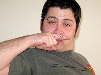 PolygoN PooP: Detachable mustache