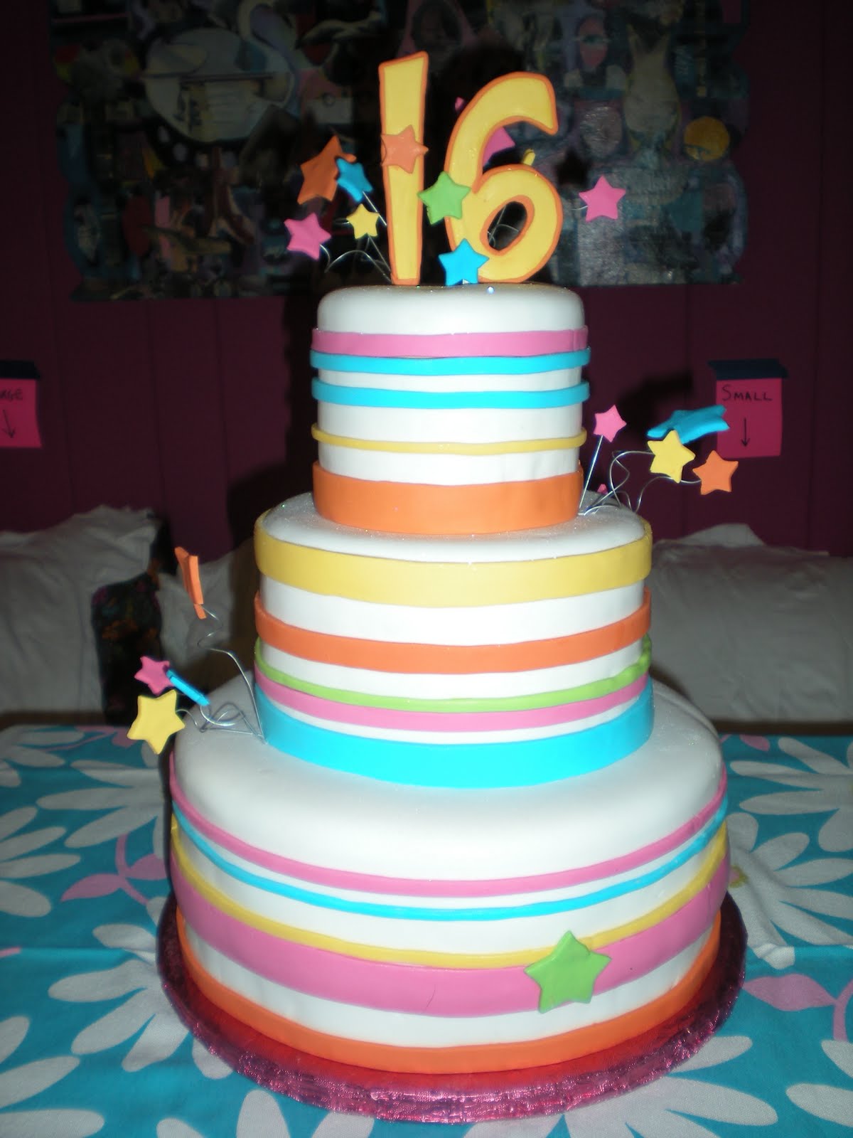 Technicolor Dreams: Sweet 16/black light/highlighter party