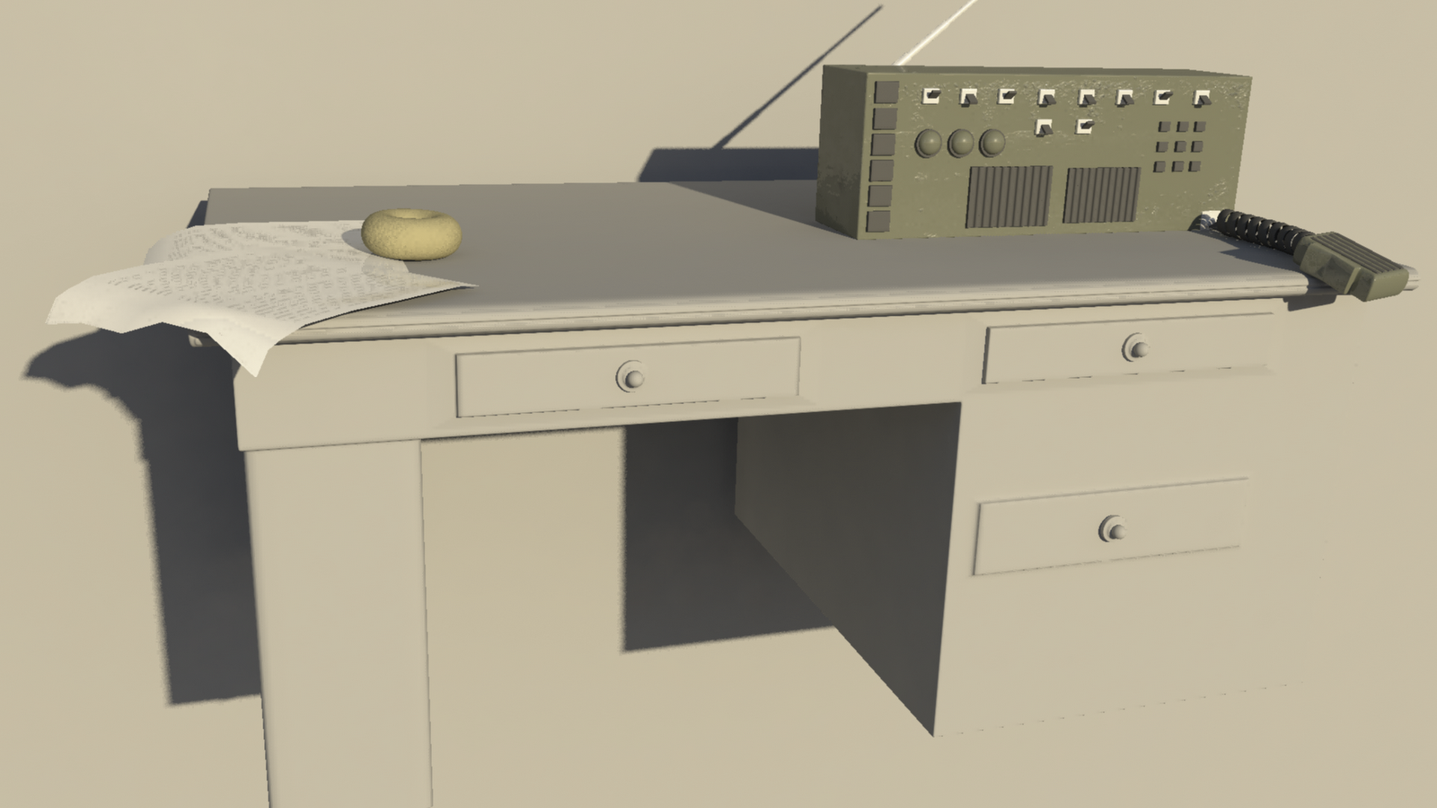 db-Graphics: KLED: Radio Scene - Texturing Progress