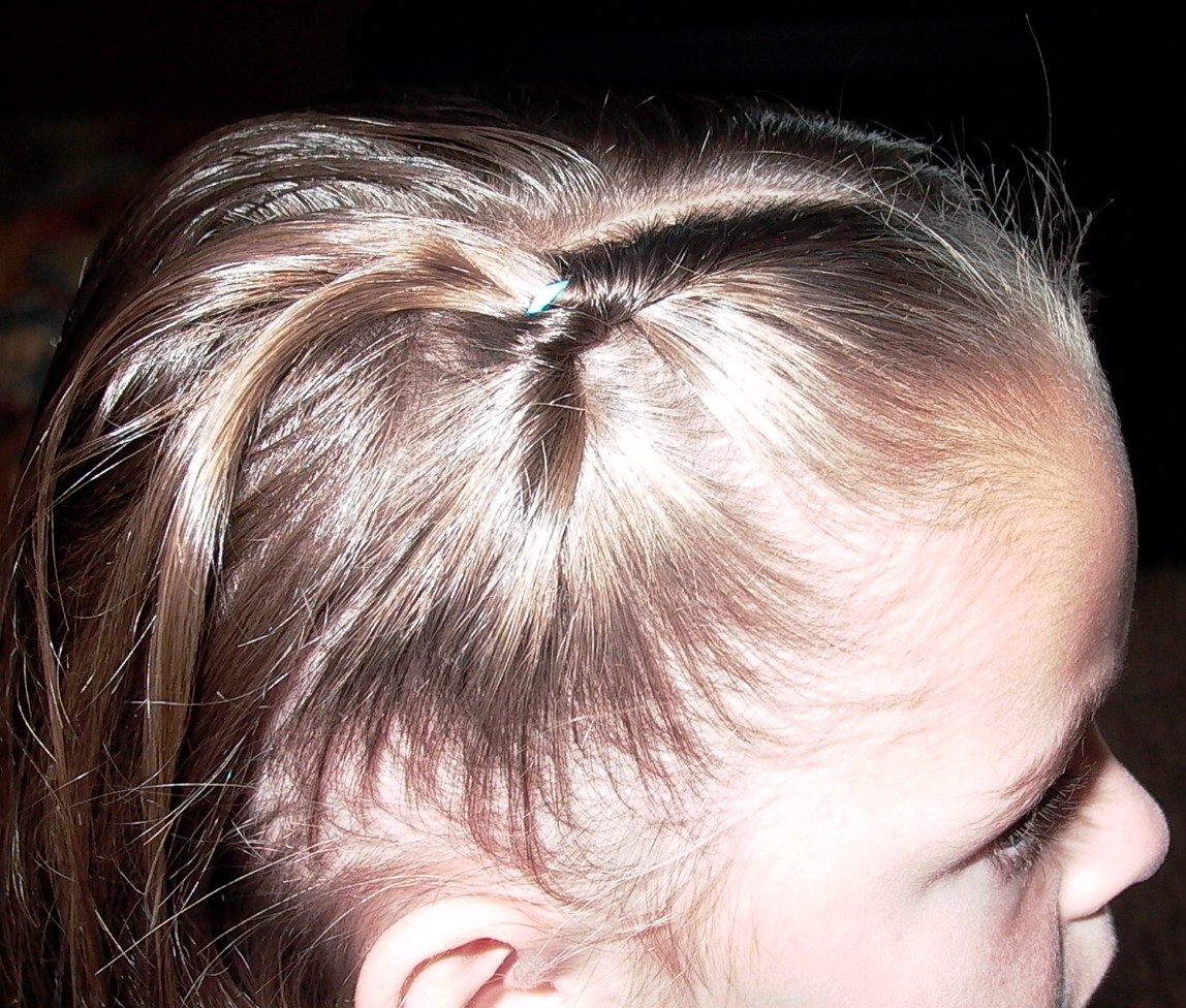 maya sidik: How to do girl's hairstyles: Pull Through Angled Ponytail 7 ...