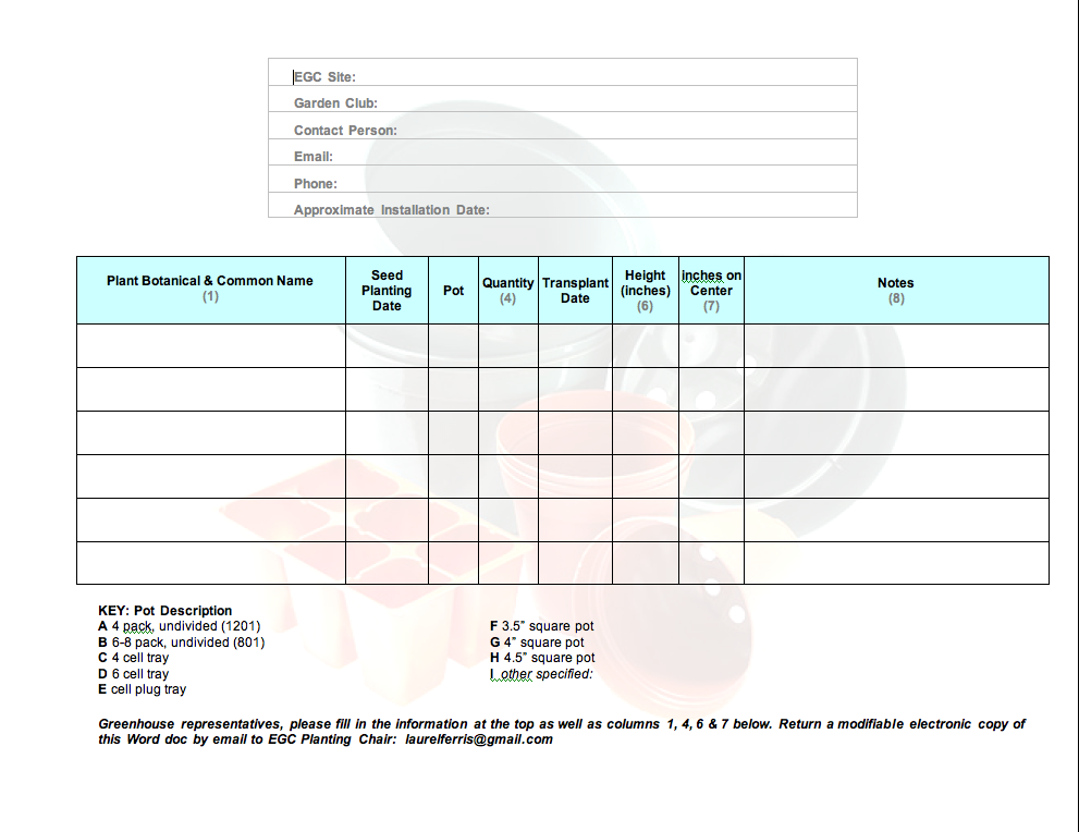 Edina Green Thumb: 2010 Seed Order Forms Due