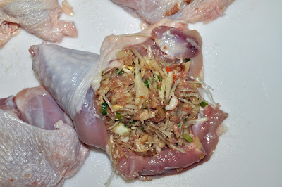 My Cocina, My Kitchen: Asian Stuffed Chicken Leg Quarters