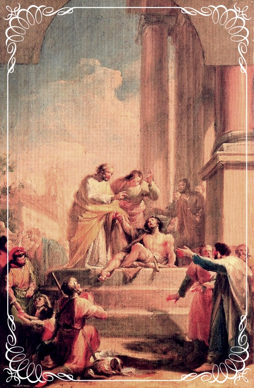 Simón Pedro: mi historia.: Curación de un tullido.