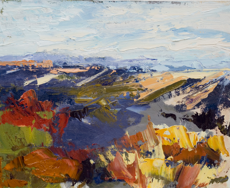 Kit Hevron Mahoney Fine Art: KMD2500 Vast Country (landscape, abstract ...