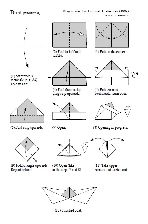 original paper decor: barca pe valuri pluteste usooor