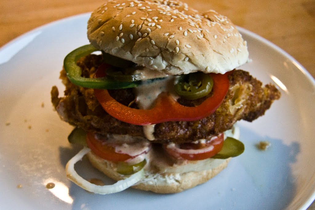 De skæve gastronomer: Kyllinge Burger