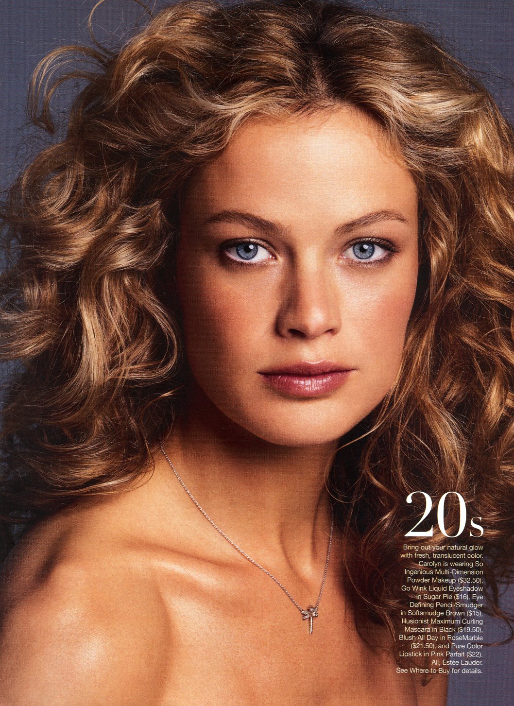 Fashion: [Female Celebrity Portraits] Model: Carolyn Murphy