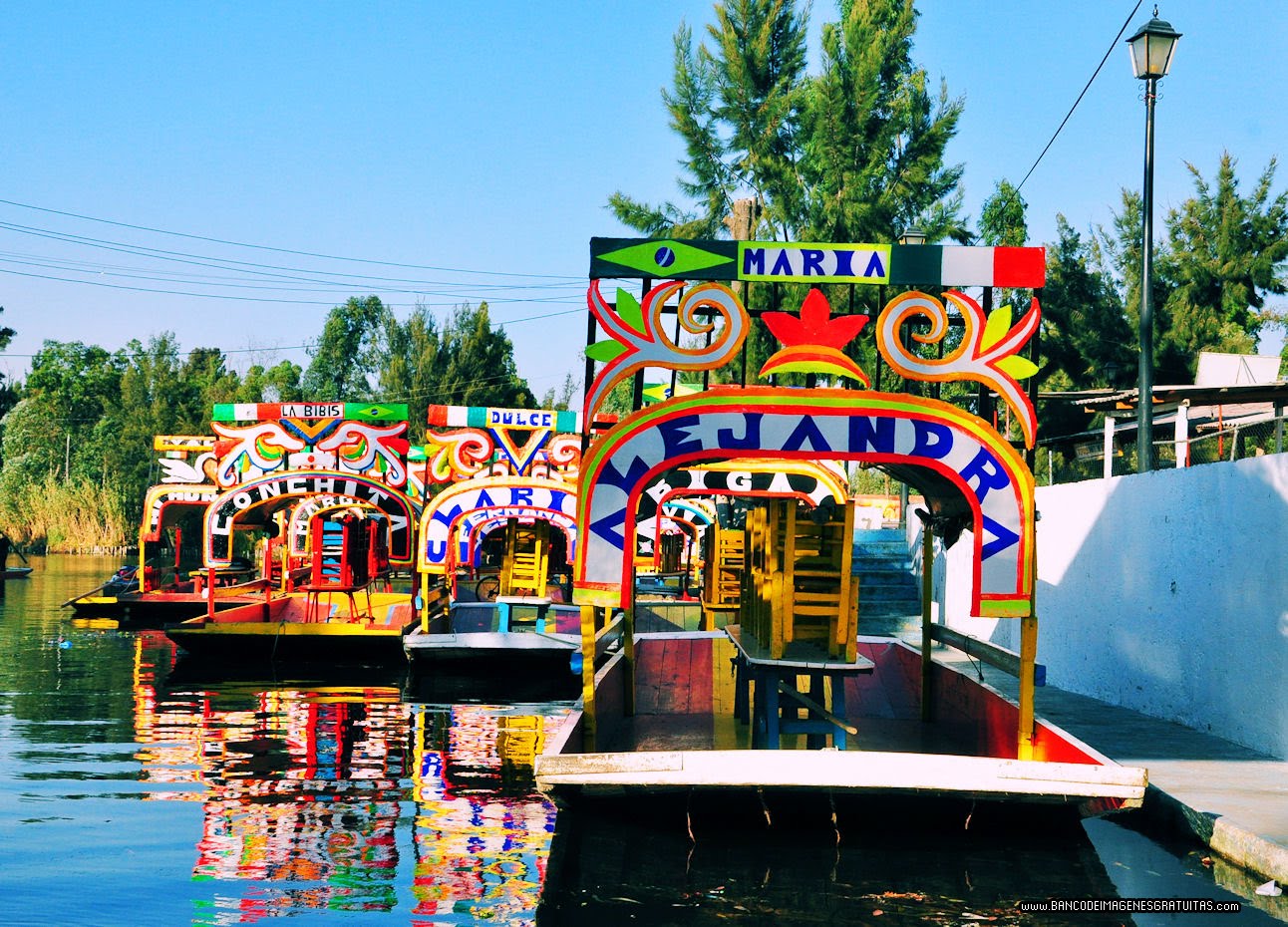 BANCO DE IMÁGENES GRATIS: Imágenes y fotografías de Xochimilco, México D.F.