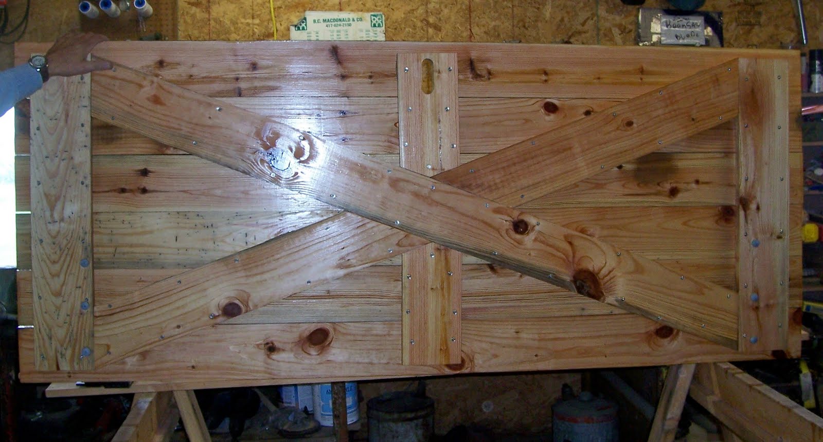 Creative project: Homemade wood doors