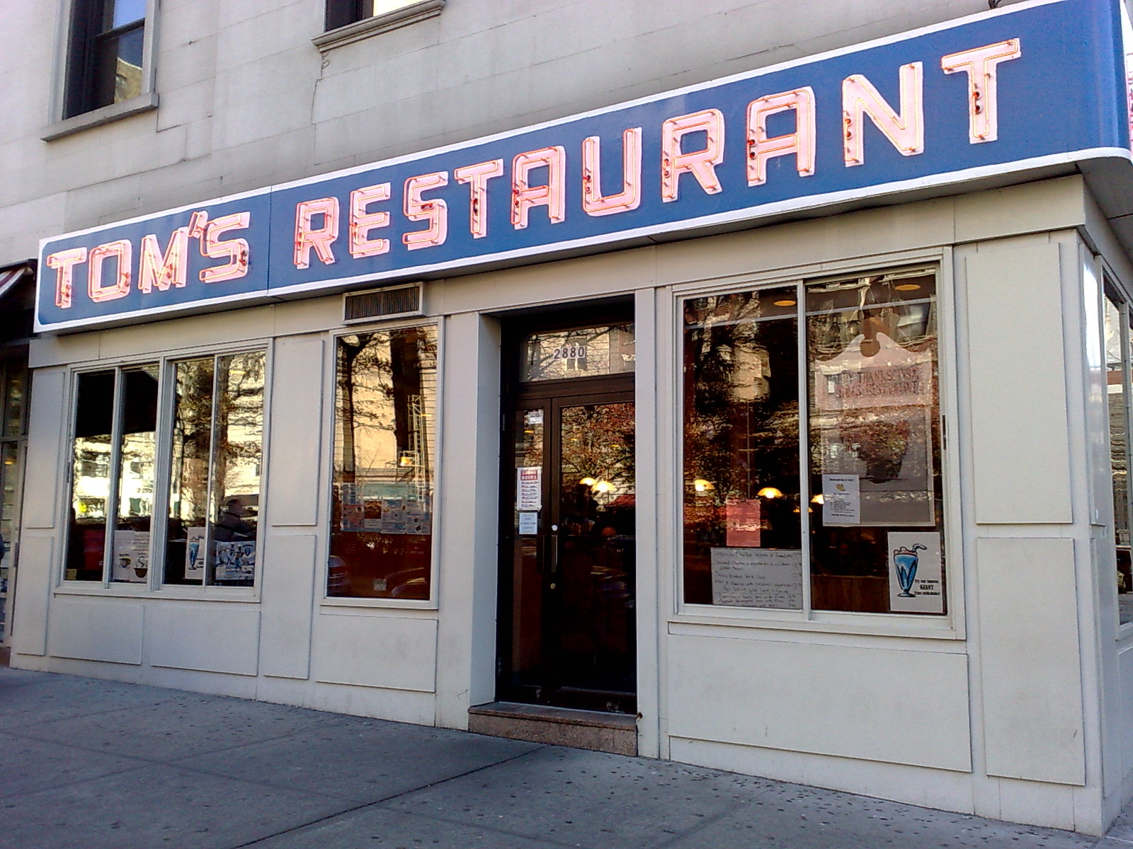 Estados Unidos, por Rodrigo Gomes: Tom's Restaurant