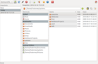 fraterneo GNU/Linux: Shadow Copy en GNU/Linux con Back In Time