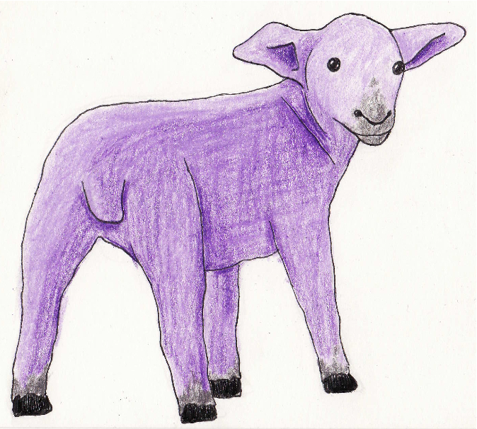 A Daily Picture: Purple Lamb