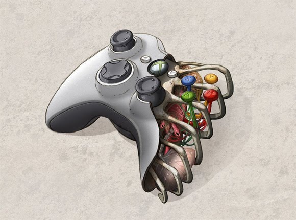 The anatomy of Playstation 3 controller, Xbox360 Controller by ...