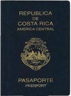 Travel with passport collection culture of the world: Costa Rican passport