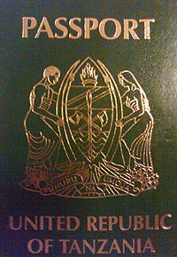 Travel with passport collection culture of the world: Tanzanian passport