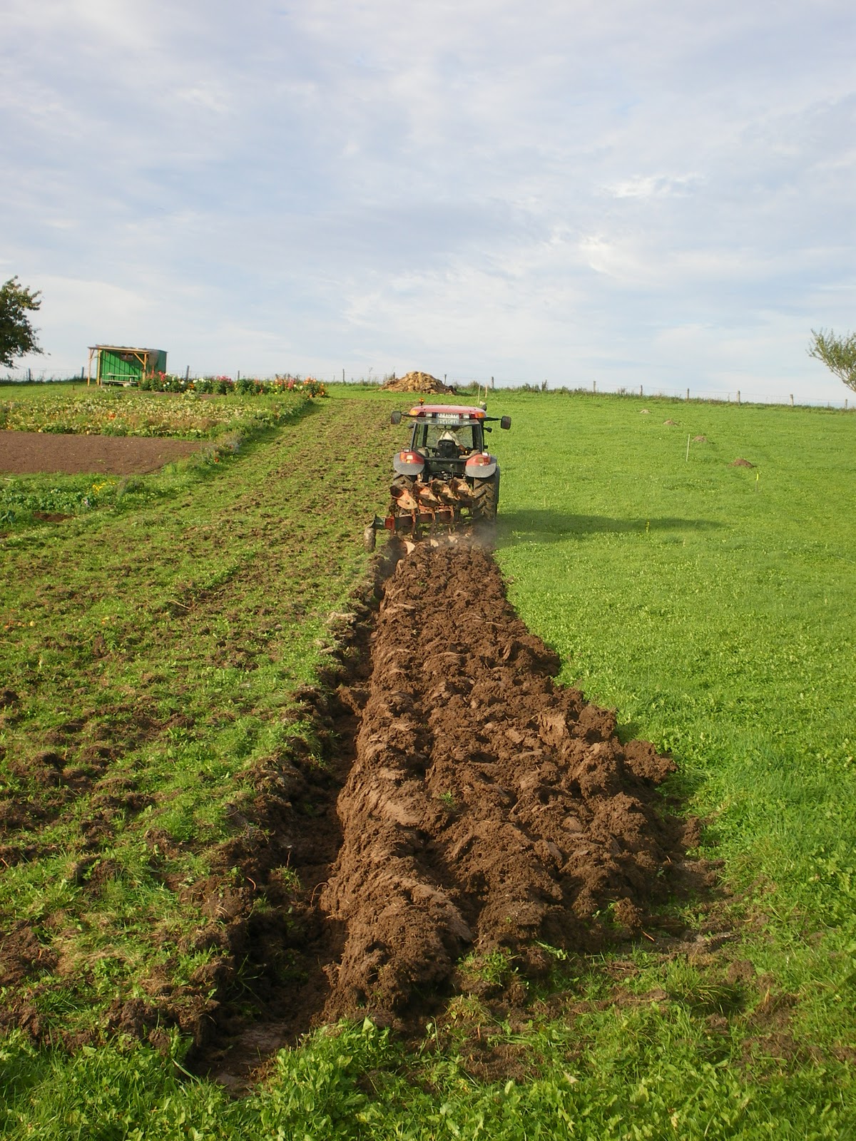 Le jardin des Fées: le temps du labour est arrivé!!