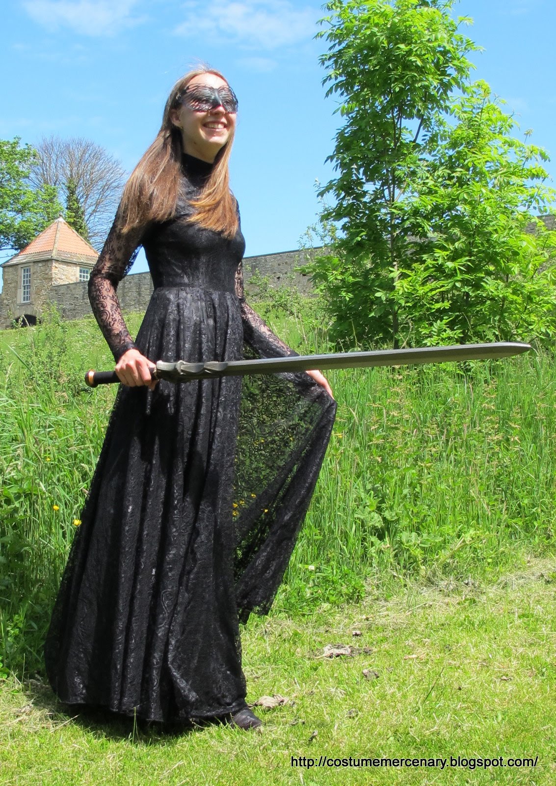 The Costume Mercenary: Black Lace Dress