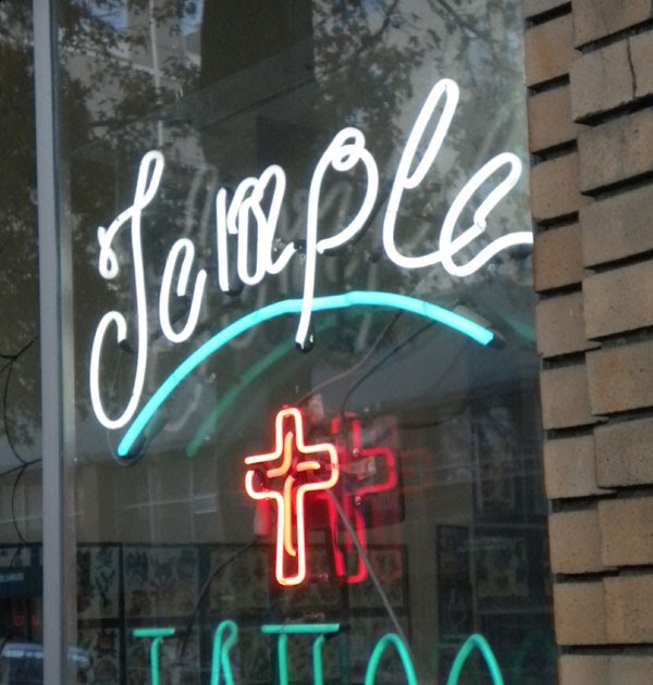 Our Oakland: signs: Temple Tattoo