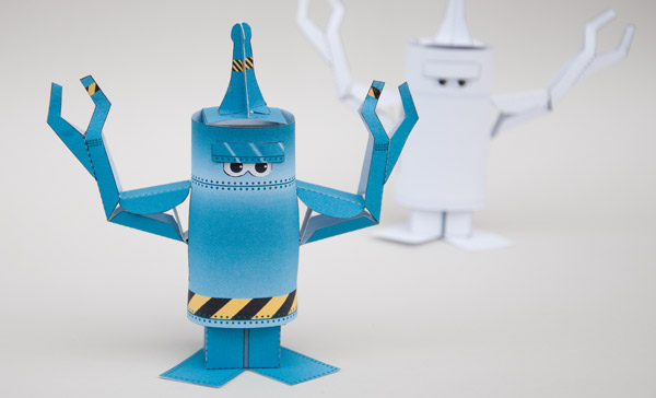Peacefully Folding Blog: Animated Robot on Adobe Illustrator