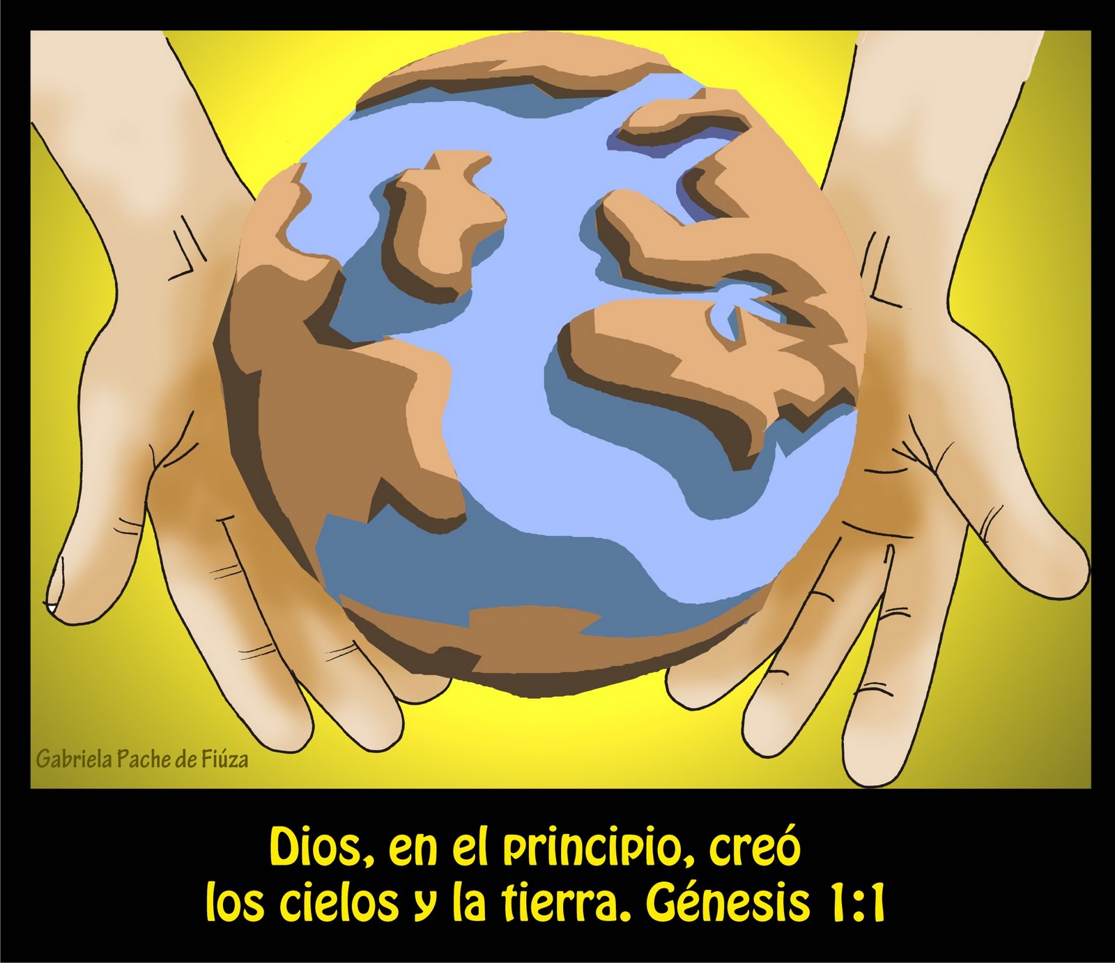 Ministério Infantil Semillita kids: Génesis 1:1 ilustrado