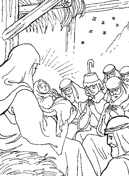 Ministério Infantil Semillita kids: Dibujos para colorir del nacimiento ...