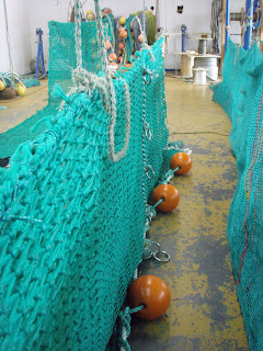 Inside the Atlantic Cod Fishery: How to make a shrimp trawl: nets and ...