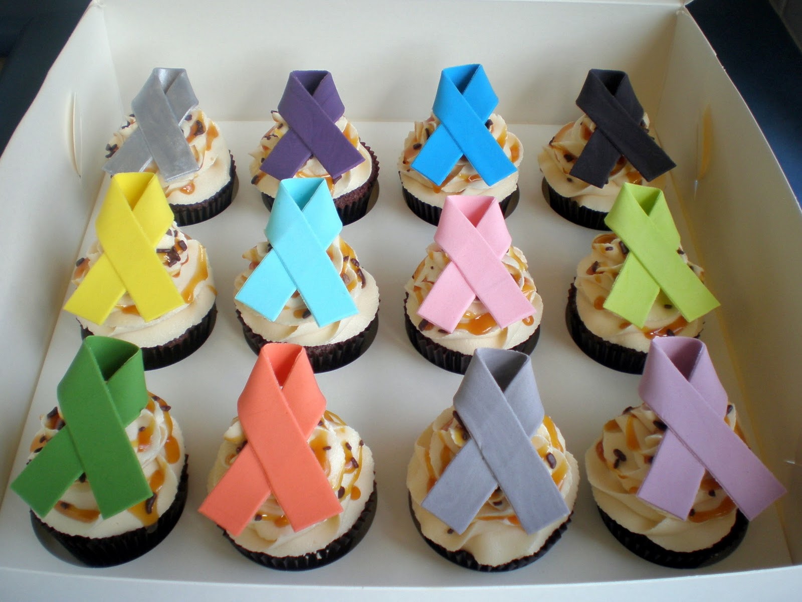 Sugar Siren Cakes Mackay: Cancer Awareness Cupcakes