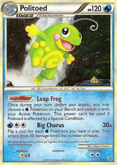 Pokemon Card of the Day: Politoed (Unleashed) | PrimetimePokemon's Blog