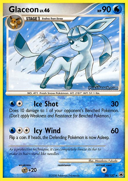 Pokemon Card of the Day: Glaceon (Majestic Dawn) | PrimetimePokemon's Blog