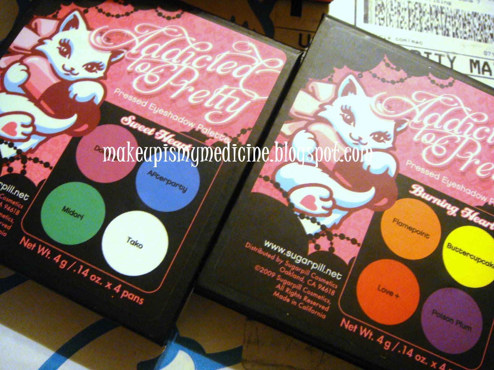 Makeup Is My Medicine: Review: Sugarpill Cosmetics Pressed Eyeshadows