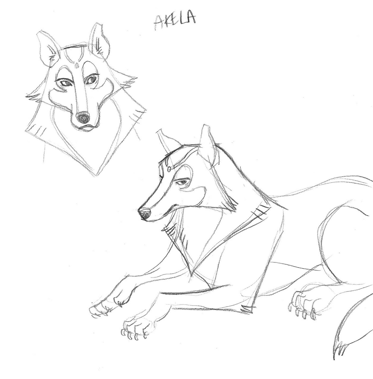 Sketches of M. S. Corley: Jungle Book Character Concepts