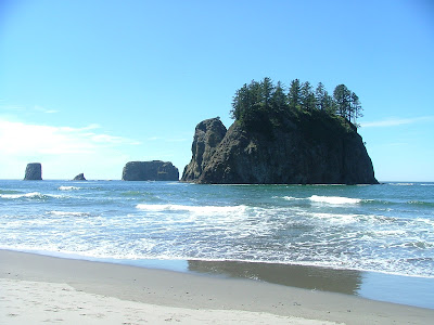 Barb and Dave's Western Tour: Beaches, and What is a Temperate Rain Forest?