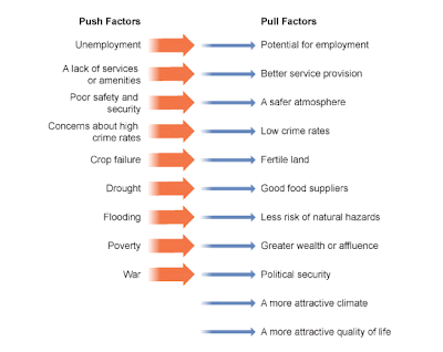 Organizations and Culture: Migrant workers: push and pull factors
