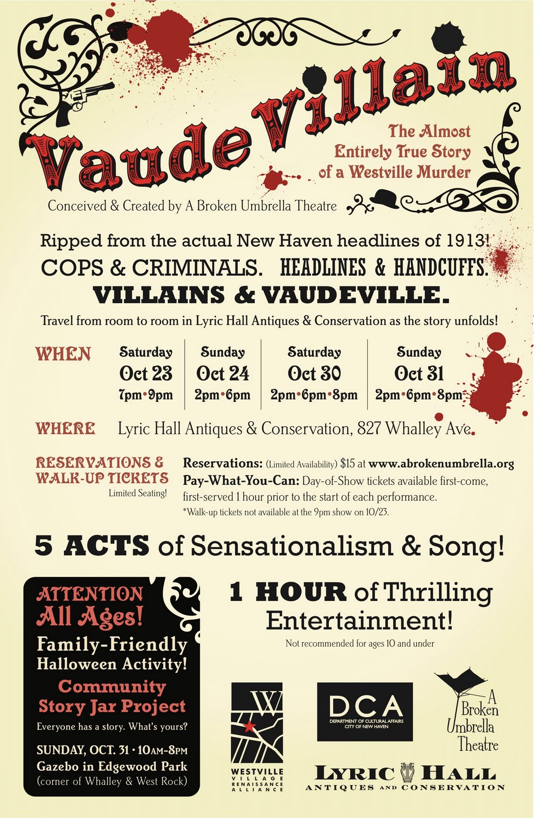 Things Is Cool: A Broken Umbrella Theatre's "VaudeVillain"