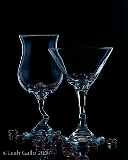 LMG Photography: Glassware...Commercial Studio