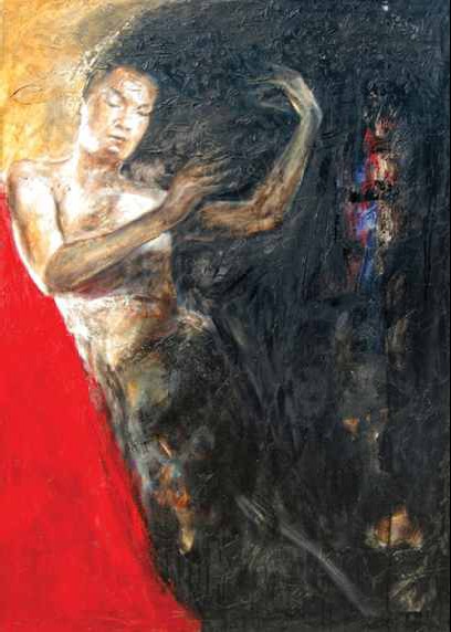 cheap canvas art: I Wayan Apel Hendrawan dalam Ten Made