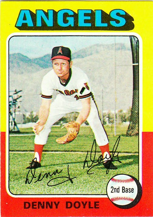 1975 Topps (it's far out, man): #187 - Denny Doyle