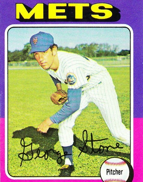 1975 Topps (it's far out, man): #239 - George Stone
