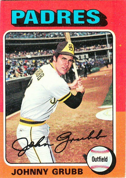 1975 Topps (it's far out, man): #298 - Johnny Grubb
