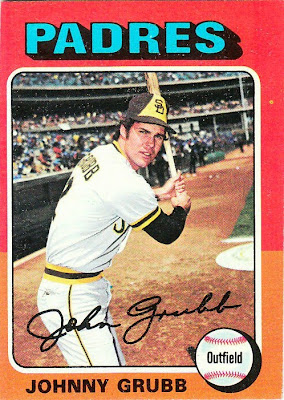 1975 Topps (it's far out, man): #298 - Johnny Grubb