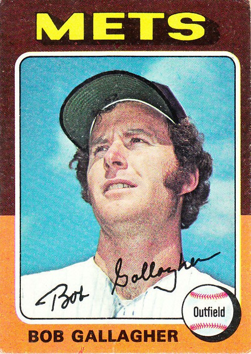 1975 Topps (it's far out, man): #406 - Bob Gallagher