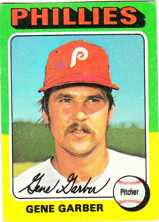 1975 Topps (it's far out, man): #444 - Gene Garber