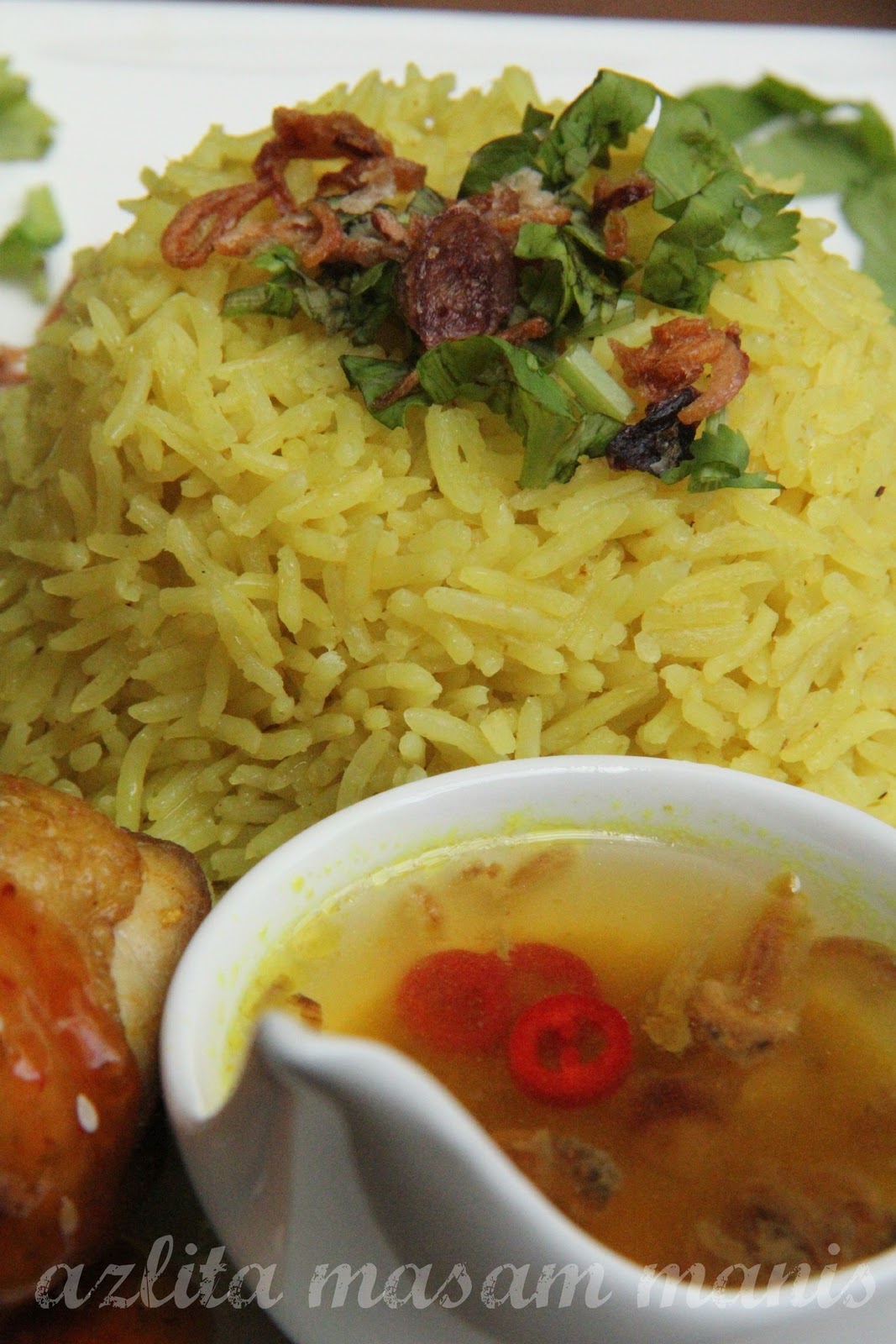 NASI KEBULI - masam manis