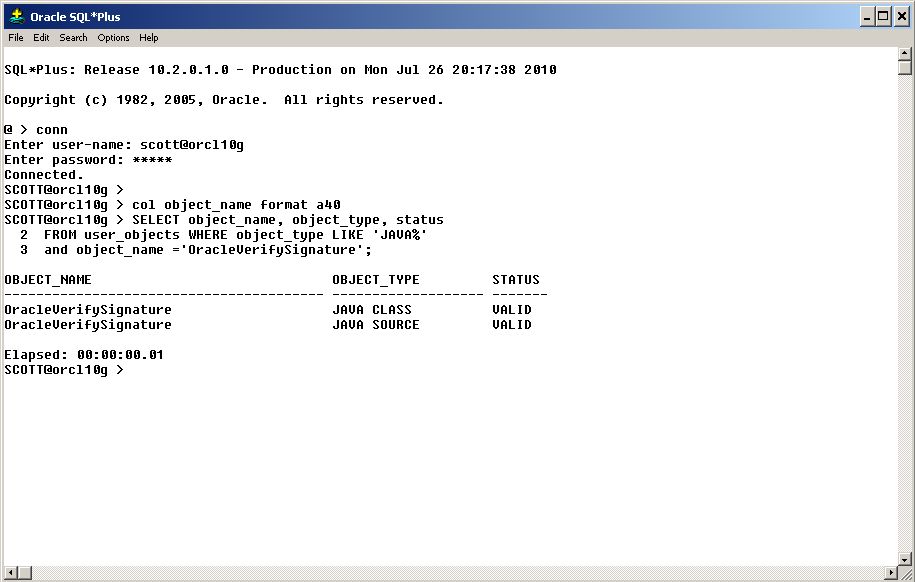 Qamar S Blog Calling Java From Pl Sql Inside Oracle Database