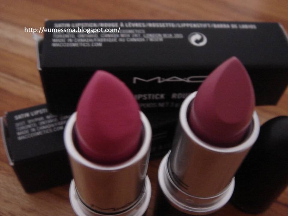 Eu messma: BATONS MAC - SNOB e PINK NOUVEAU