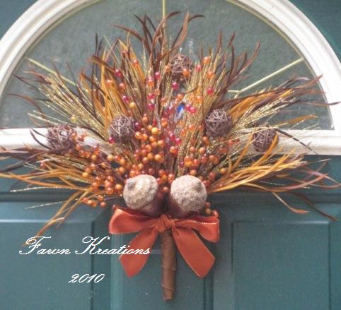 Fawn Kreations: Fall Acorn Wreath